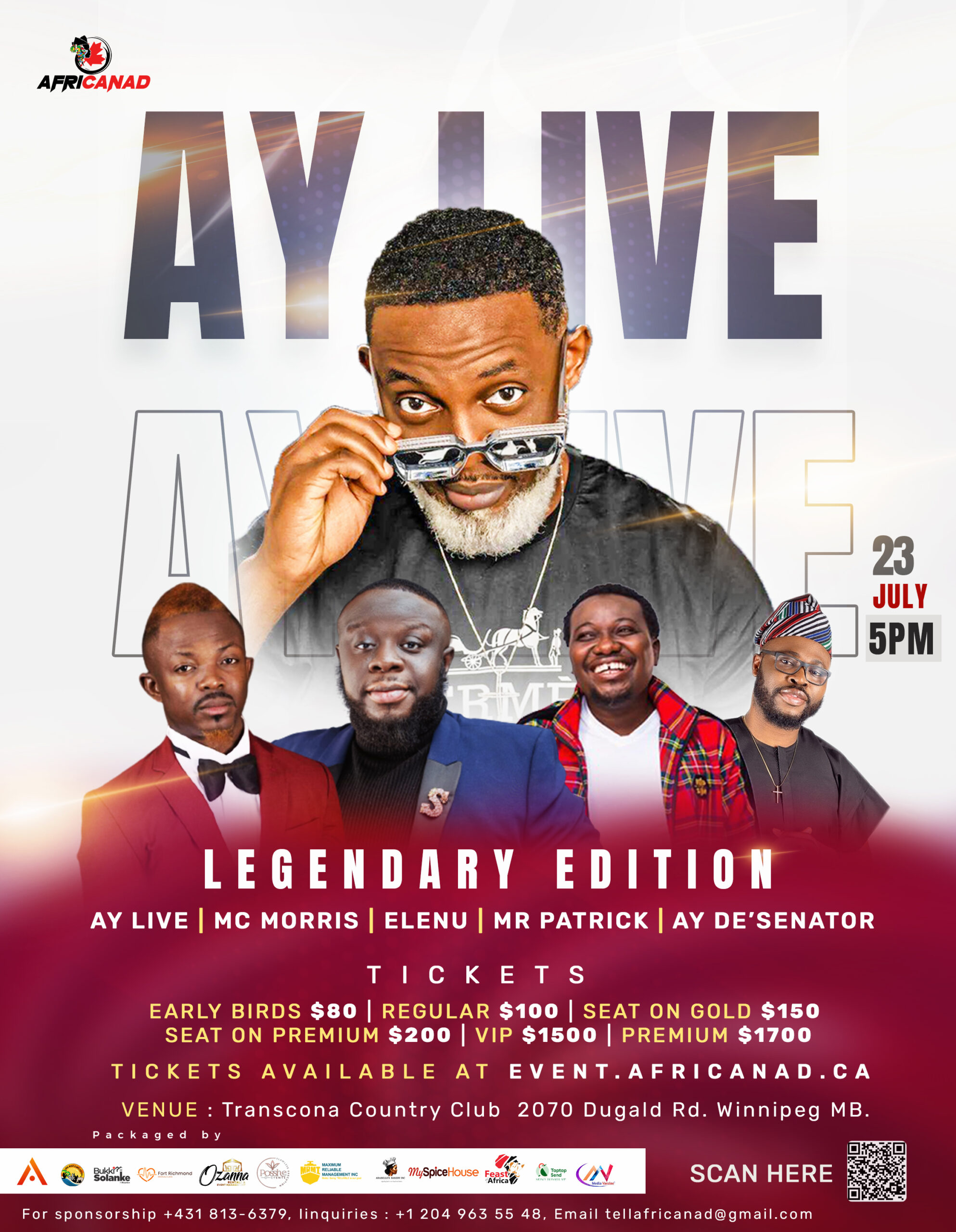 AY LIVE – Legendary Edition - Africanad Events